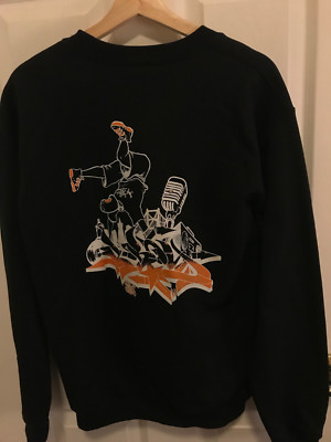 Bboy Breakdance Black Hoodie Sweater Custom Design Size Small Gilden ...
