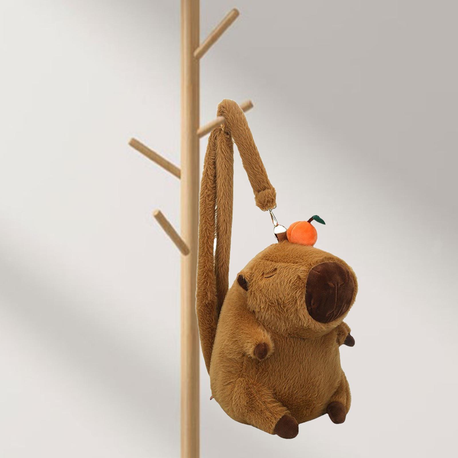 Plush Capybara Backpack Stylish Fashion Bookbag for Camping Party ...