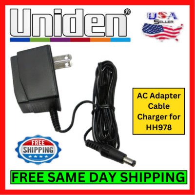 Uniden BYYY0603001 Adapter AC Cable Charger For HH978 Handheld VHF/FM ...