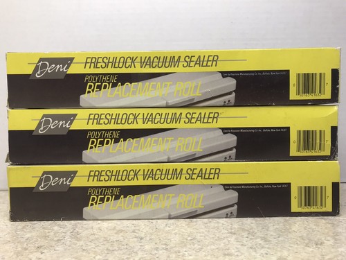 Deni Freshlock Turbo Seal Replacement Rolls 3 Pack NEW in Open Box Fast ...