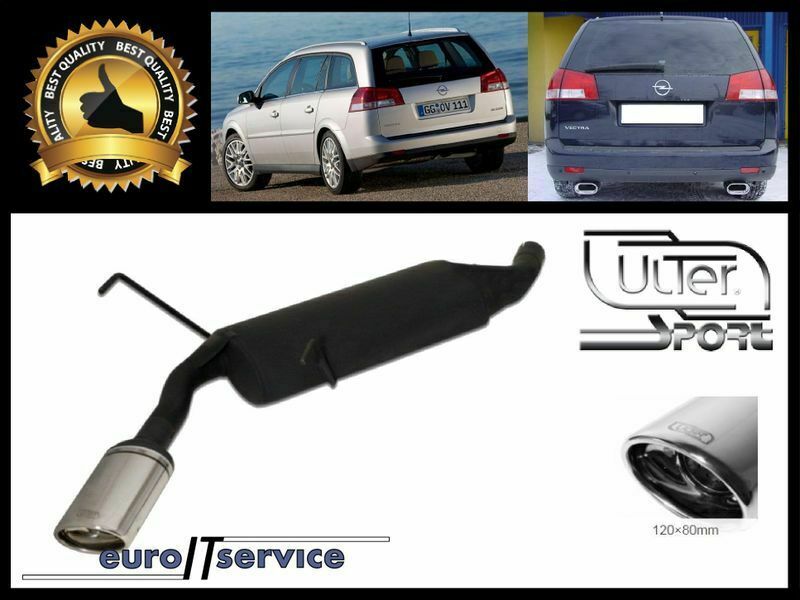 EXHAUST SPORT MUFFLER For OPEL VECTRA C ESTATE 2002-2006 2007 2008 TIP ...