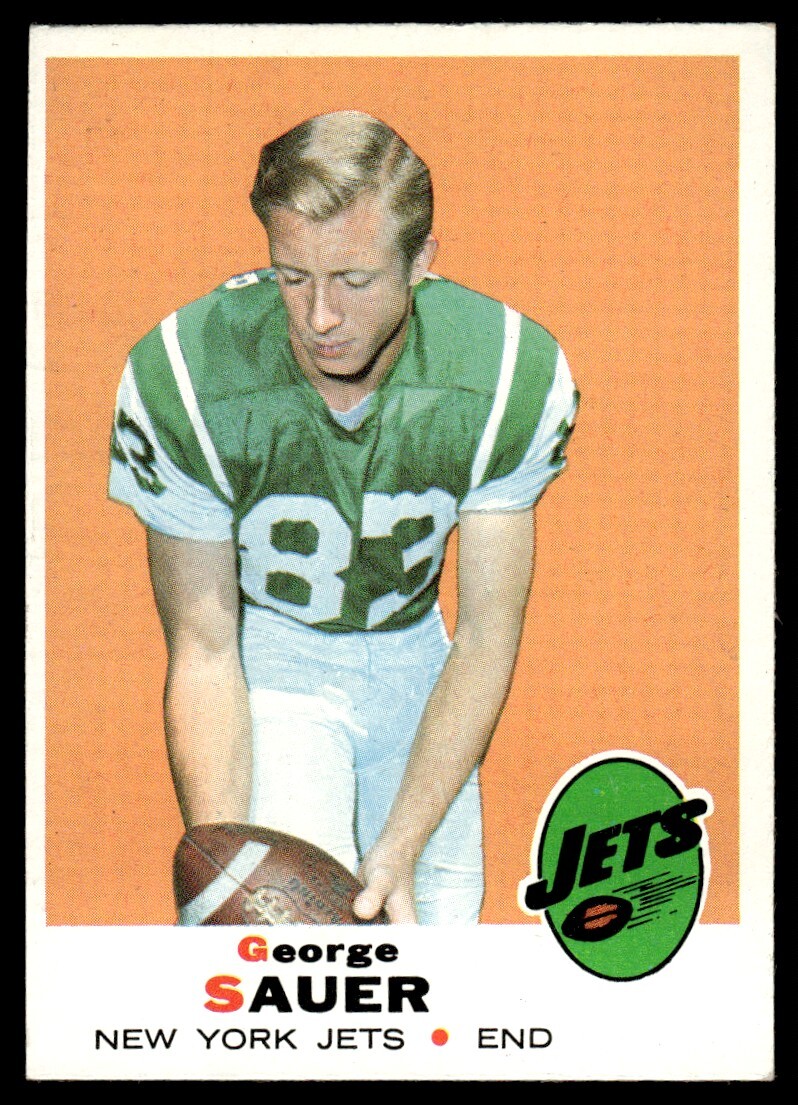 1969 Topps George Sauer Jr. New York Jets #231 | eBay