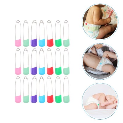 50 Pcs Small Safety for Clothes Invisible Baby Diaper Pins Nappy | eBay