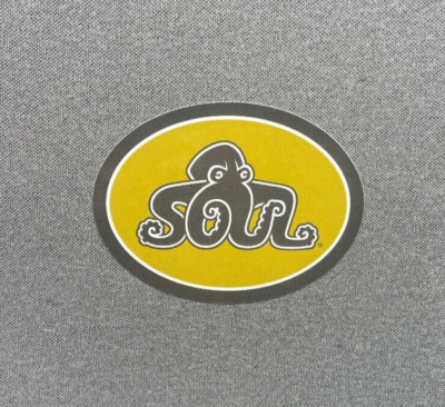 Soul Octopus Yellow Oval Surfboard Sticker 4.1" | eBay