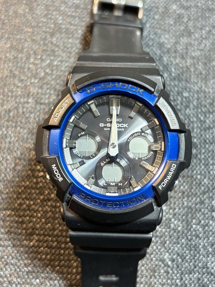 Casio G Shock Tough Solar 5445 GAS-100B Digital Watch Untested Needs ...