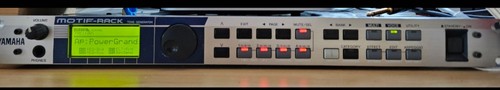 Yamaha Motif Rack Tone Generator Sound Module Synthesizer W/ Power ...