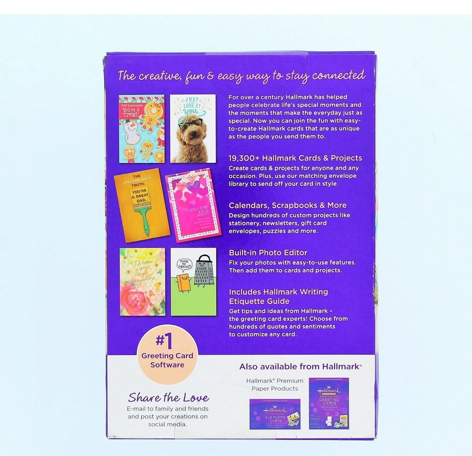 Hallmark Card Studio Deluxe, 2026, 2-DVDs, BOXED Win 11, 10 & 8 | eBay