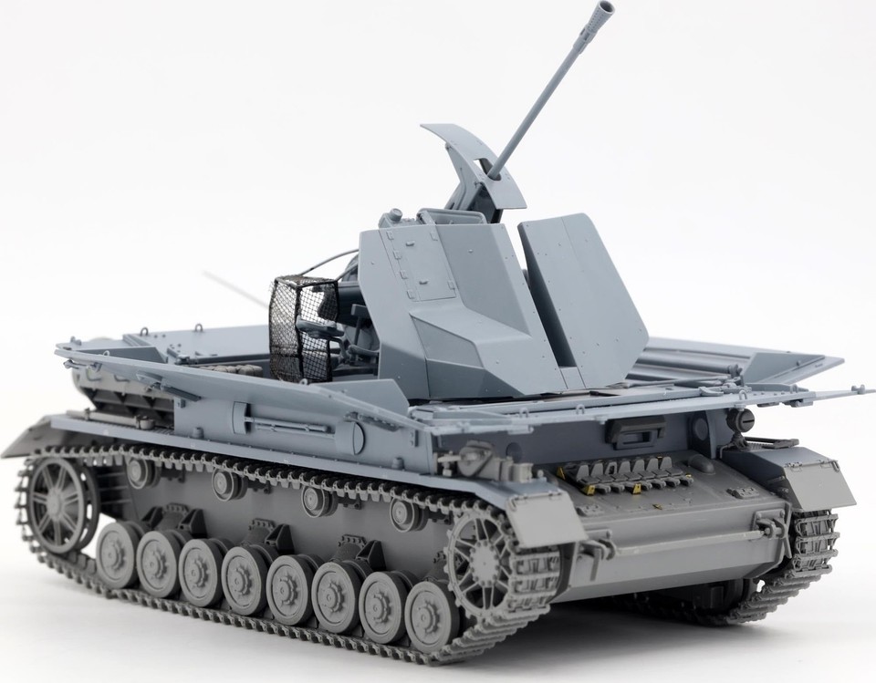 Border model 1/35 German Army IV anti-aircraft tank 3.7 Flak Mebelwagen ...