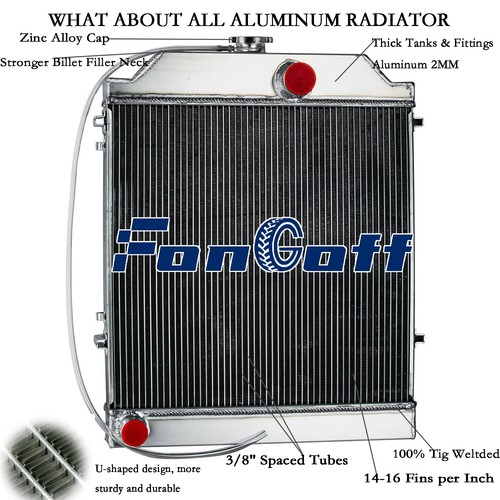 Tractor Radiator For Massey Ferguson 375 383 390 390T 399 398 1695721M2 ...