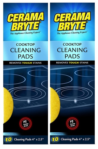 (2 Pack) Ceramic Cooktop Cleaning Pads, Total 20 Pads 748598219991| eBay