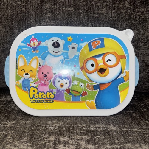 PORORO Stainless Steel Food Snack Plate Tray Lunch Box & Pouch Set ...