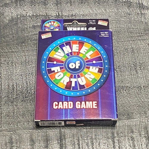 Wheel of Fortune Card Game New In Box Travel Size | eBay