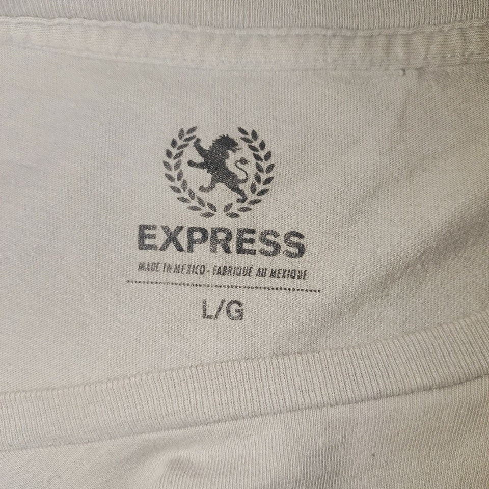 Express Men's Venice California Tagless Palm Trees Graphic T-Shirt Size ...