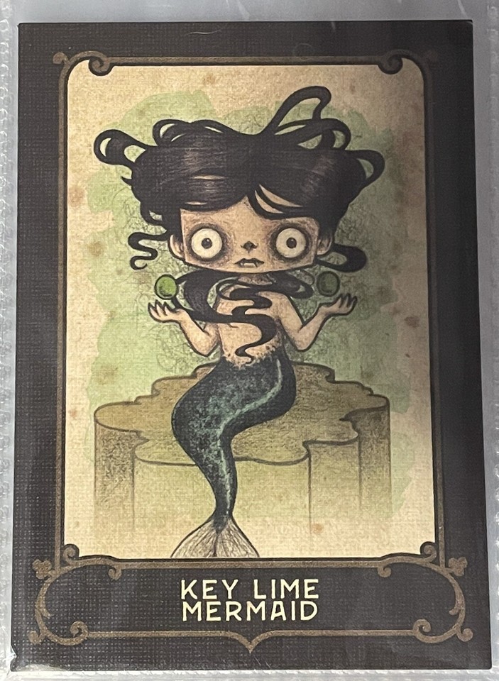 DISNEY SRINGS GIDEONS BAKEHOUSE 2022 KEY LIME MERMAID #3 TRADING CARD ...