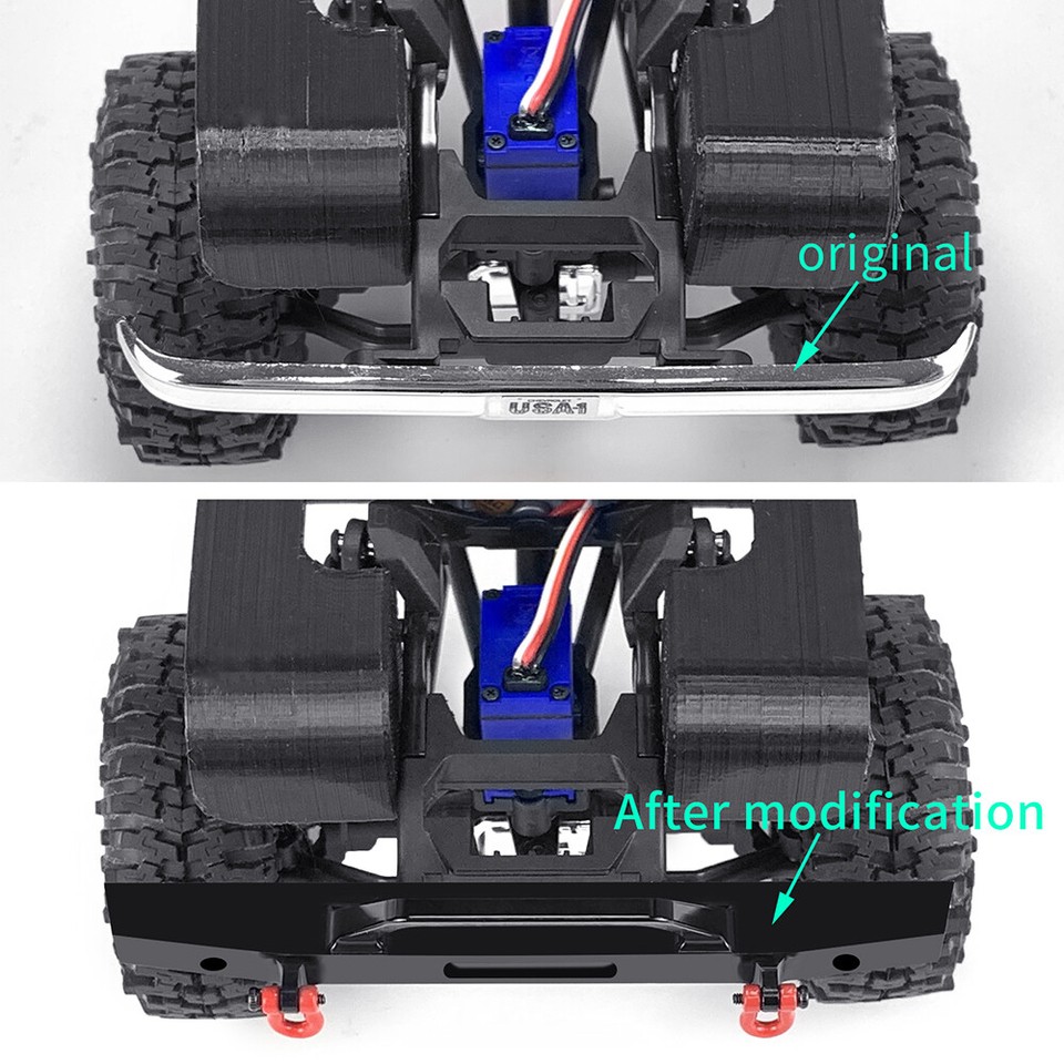 FLYXM Front / Rear Bumper Bar For Traxxas RC 1/18 Trx4m K10 Crawler ...