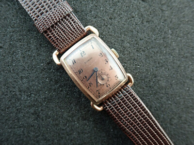 VINTAGE 36.5MM MENS DORIC WATCH CO. SWISS WRIST WATCH CAL. 8722 ...