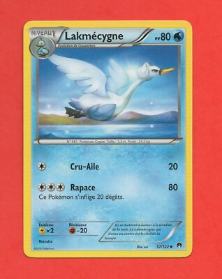 Pokémon n° 37/122 - LAKMECYGNE - PV80 (A5910) | eBay