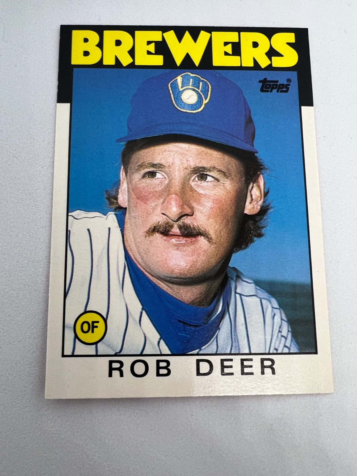1986 Topps Traded Baseball Rob Deer #31T Milwaukee Brewers | eBay