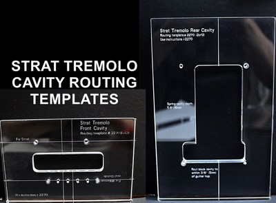 Tremolo Rear or Front Cavity 3/8" Thick Routing Template For Strat ...