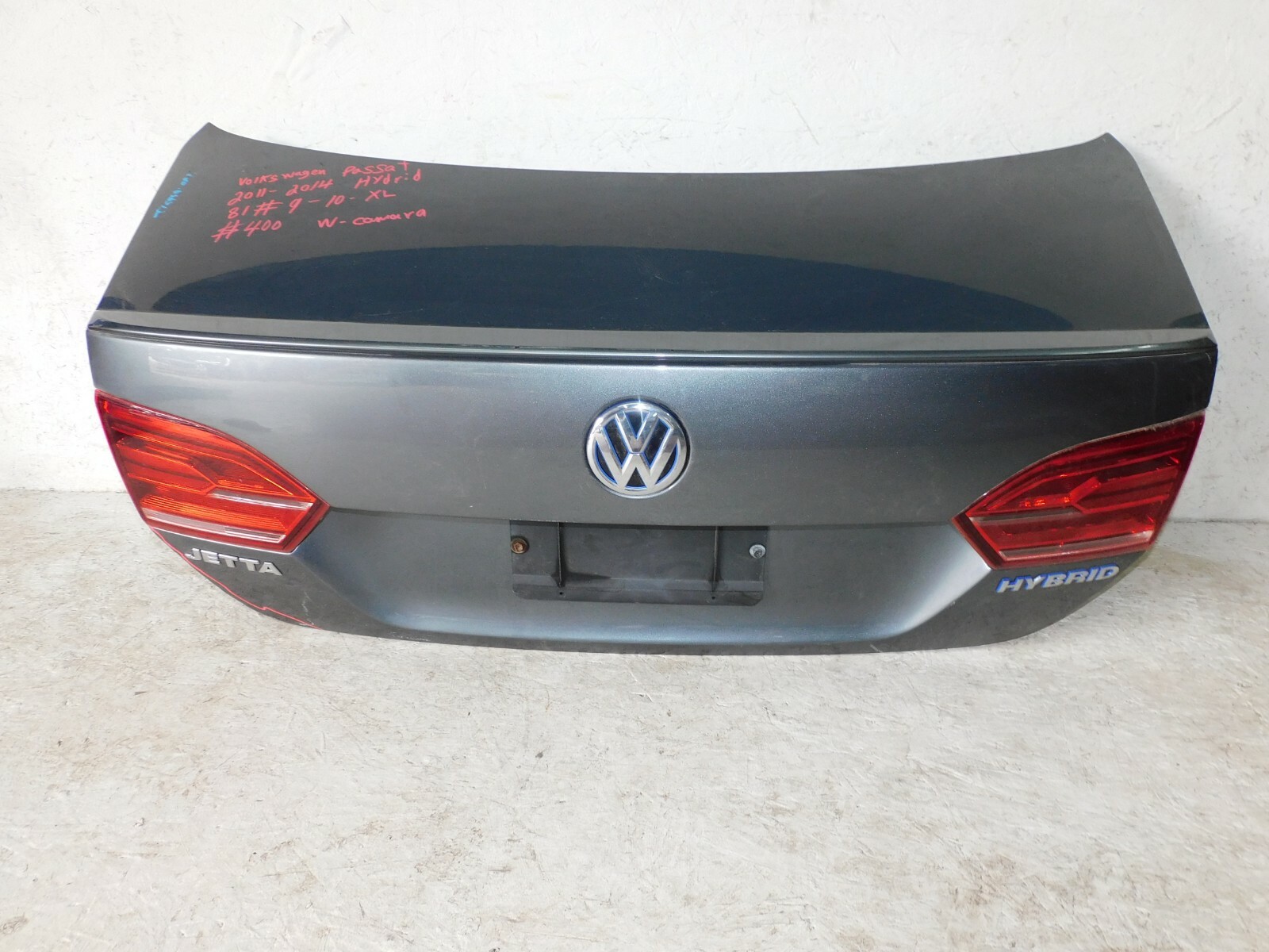 2011-2014 VOLKSWAGEN JETTA TRUNK HYBRID | eBay