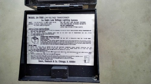 Sears Intermatic Malibu Low Voltage Transformer Timer 108watts | eBay