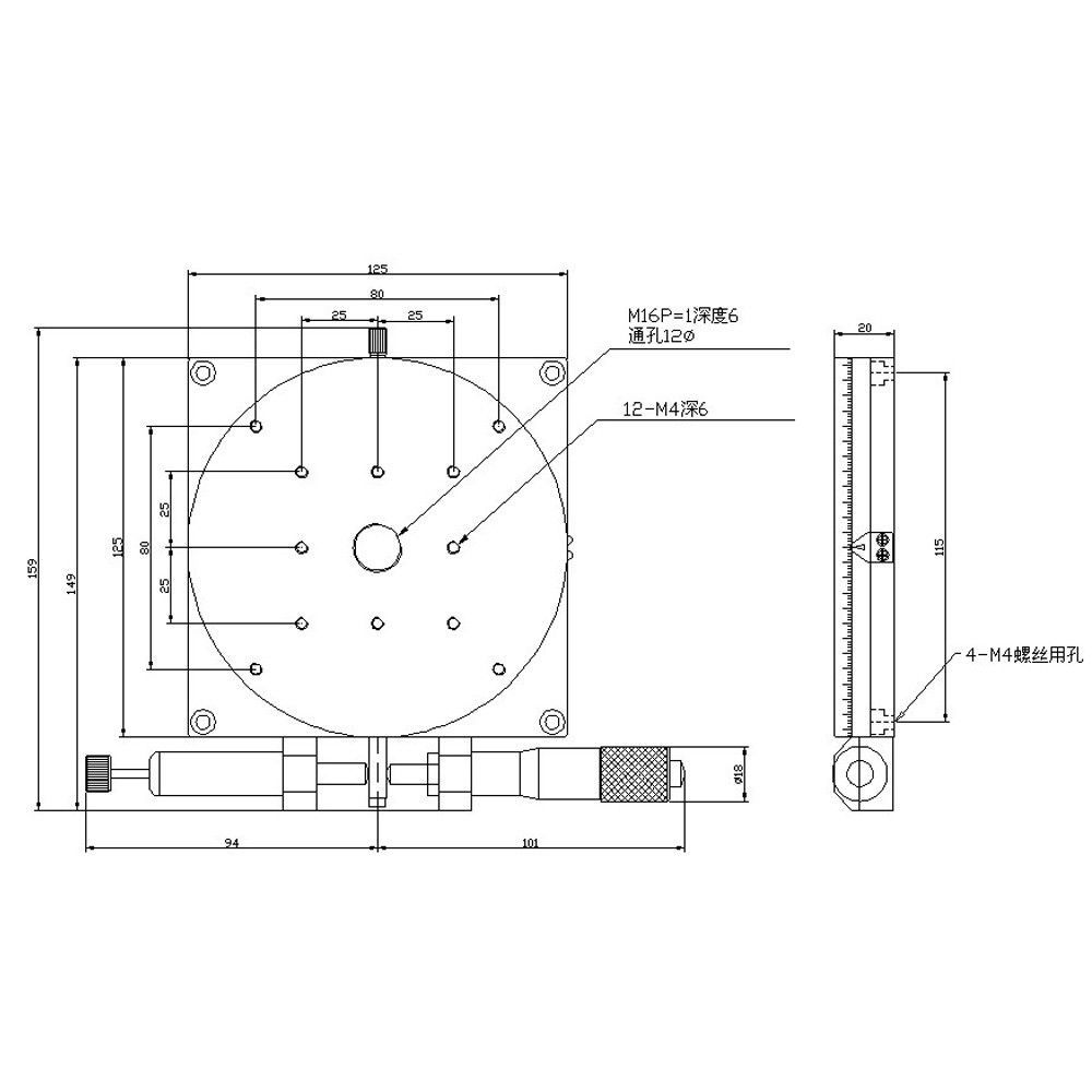 R Axis Manual Platform Linear Stage Sliding Table Trimming Station ...
