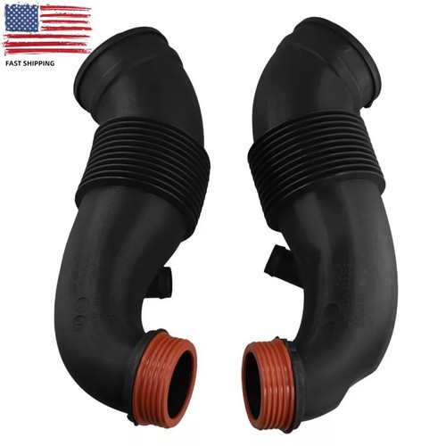 Left &Right Air Pipe Duct Intake Boot Tube For BMW X5 X6 13717638568/ ...