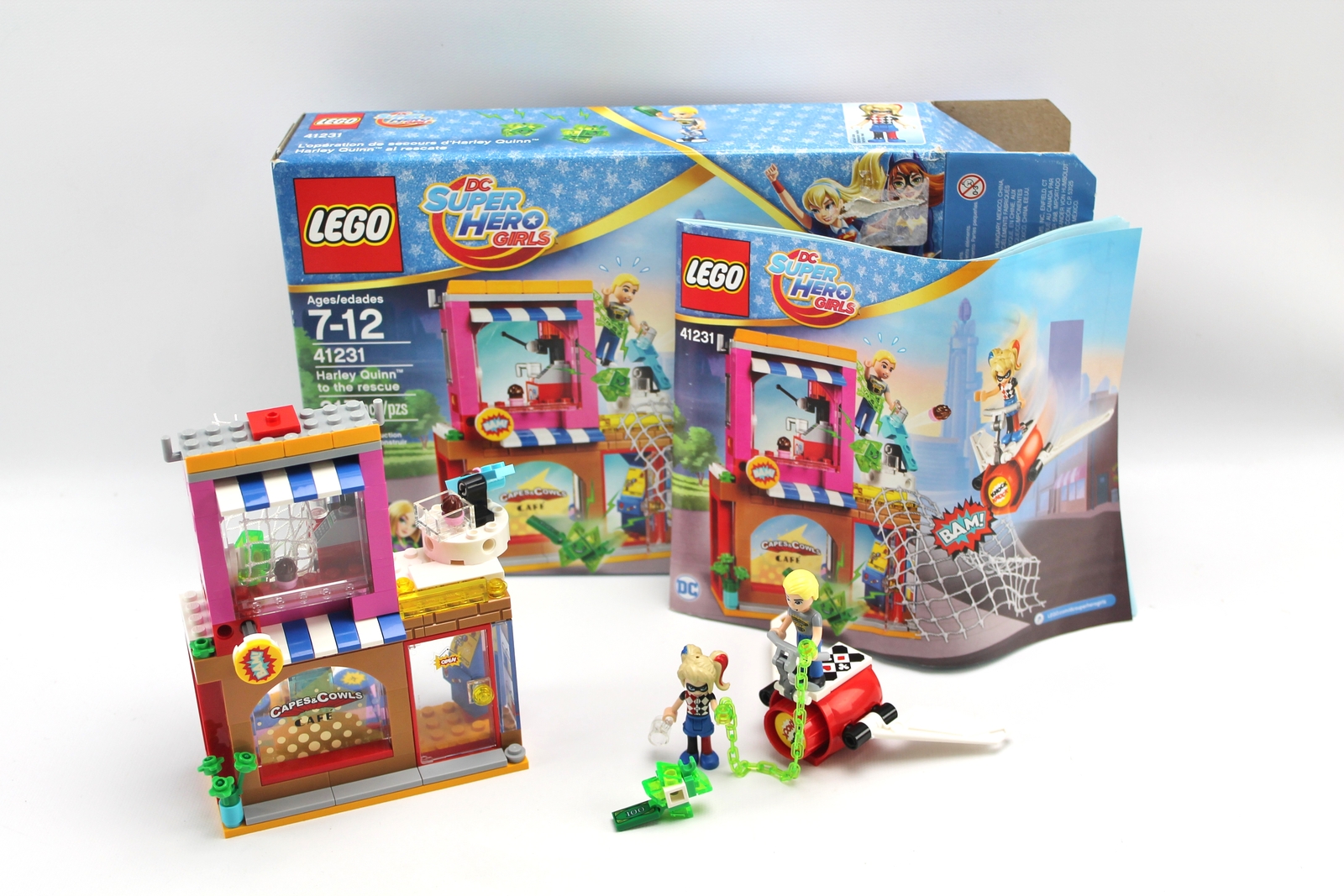 Lego DC Super Hero Girls HARLEY QUINN TO THE RESCUE 41231 Playset 100% ...