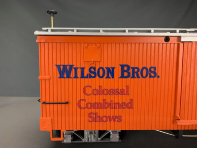 G Scale LGB Depot G Hobbies 4067-DG Wilson Brothers Circus Boxcar G0614 ...