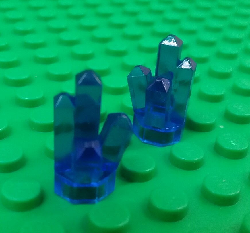 *NEW* Lego Crystals Trans Blue Teasure Rock Monster Minifigs Figs - 2 ...
