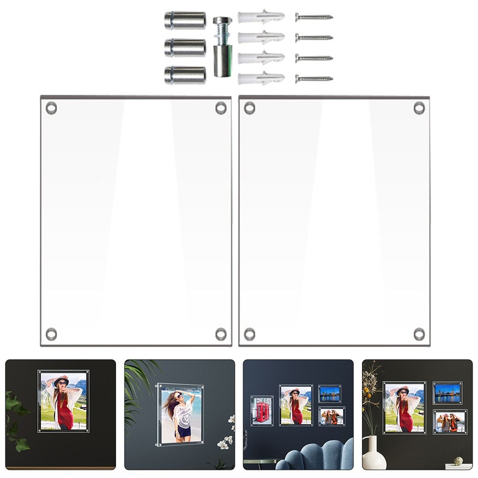 Photo Frame See Through Picture Clear Frames for Wall Certificate ...