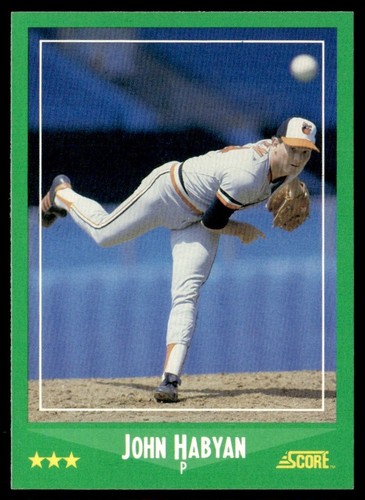 1988 Score John Habyan Baltimore Orioles #353 | eBay