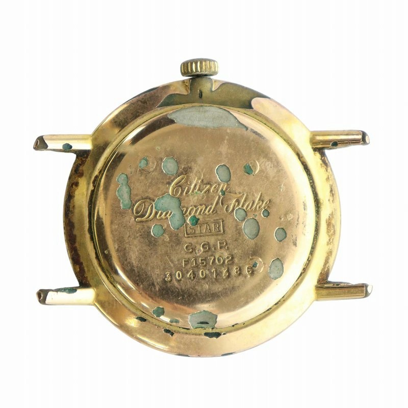 [Used] Citizen CITIZEN Diamond Flake Watch Case Only Manual Winding ...