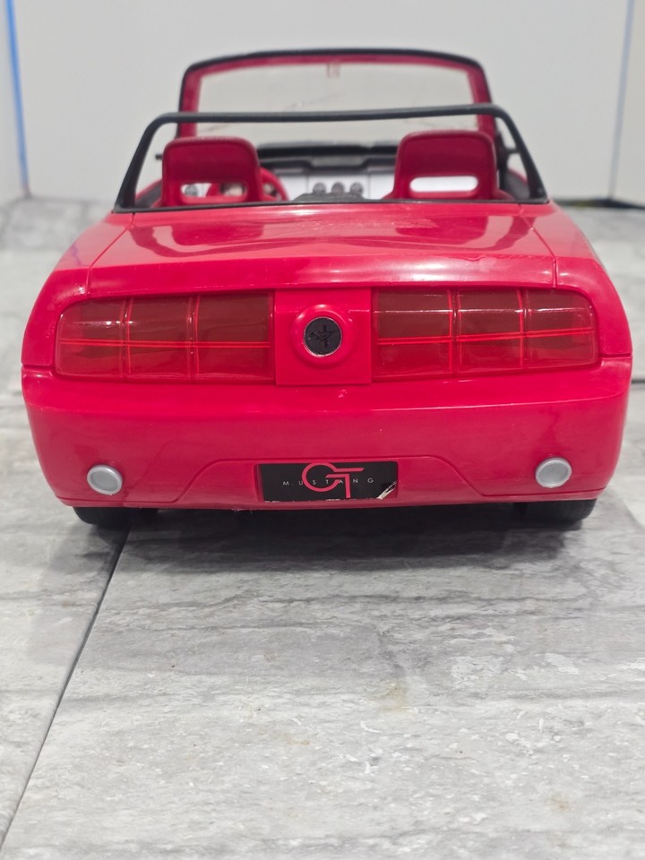 Barbie Ford Mustang GT Convertible Car Red 2003 Mattel As Is Read | eBay