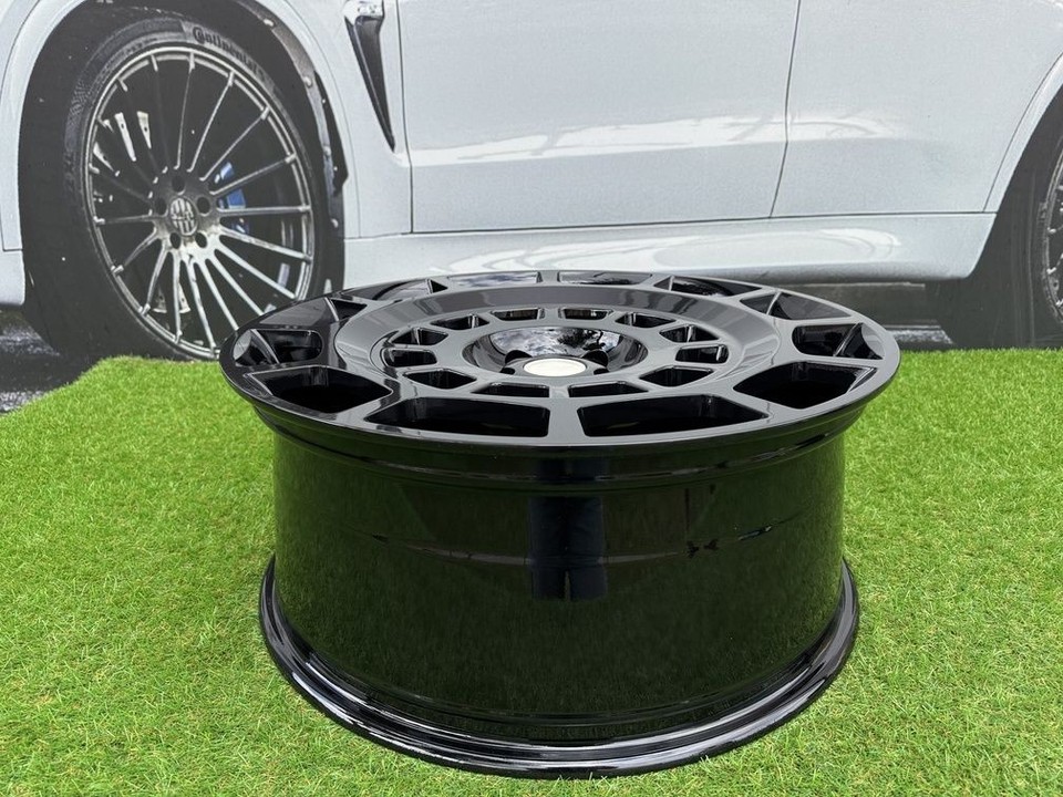 4X 22" 5X120 Black Gloss Octa Style Wheels Fits For: Range Rover ...