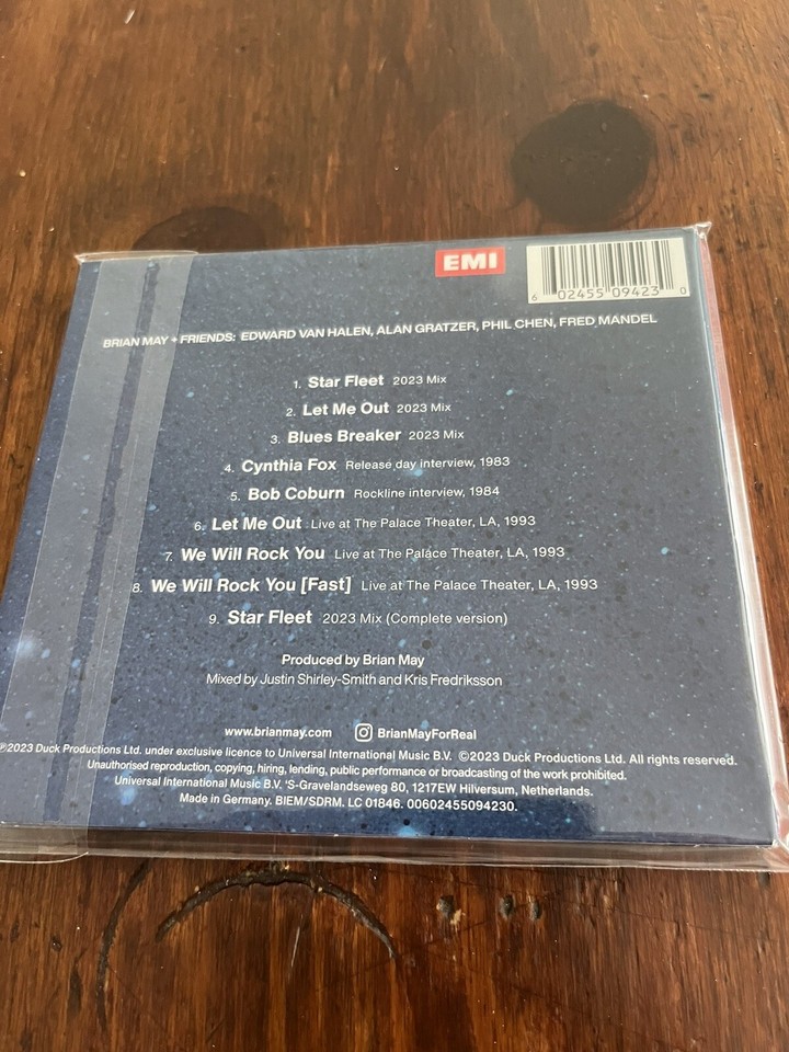 Star Fleet Project + Beyond (40th Anniversary) May, Brian & Friends CD ...