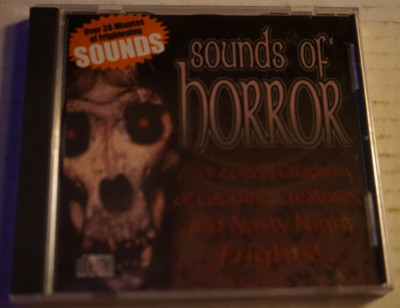 Sounds of Horror CD PCT Music Halloween Creepy Creatures Frightening ...
