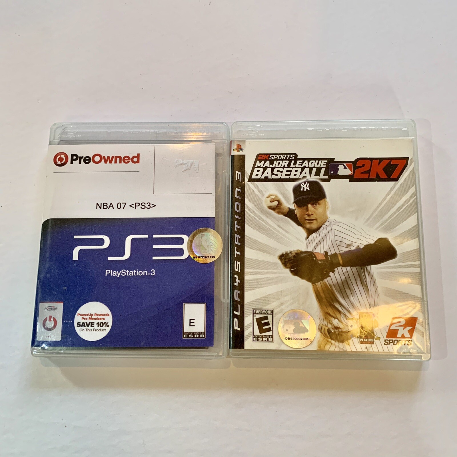 PlayStation 3 PS3 Sports Lot Of 2 Games NBA 07 MLB 2K7 Basketball ...