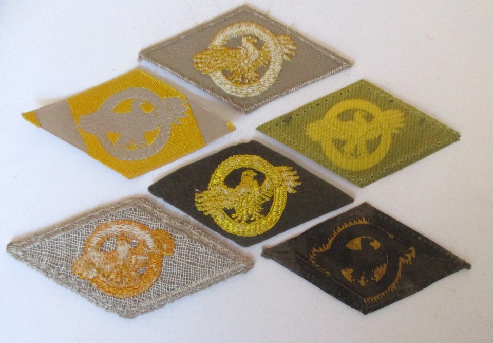 6 Varieties WW2 Vintage US ARMY Ruptured Duck Honorable Discharge PATCH ...