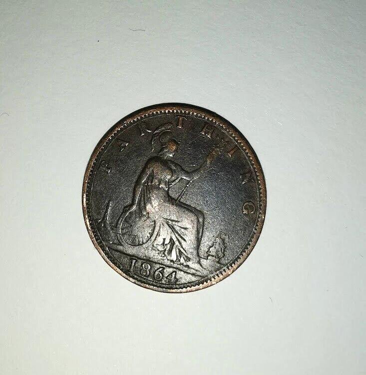 monnaies 1 farthing 1864 victoria | eBay