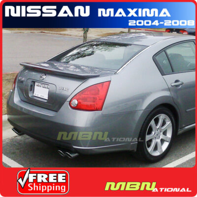 For 04-08 Nissan Maxima Rear Trunk Spoiler Painted Coat K50 DARK SLATE ...