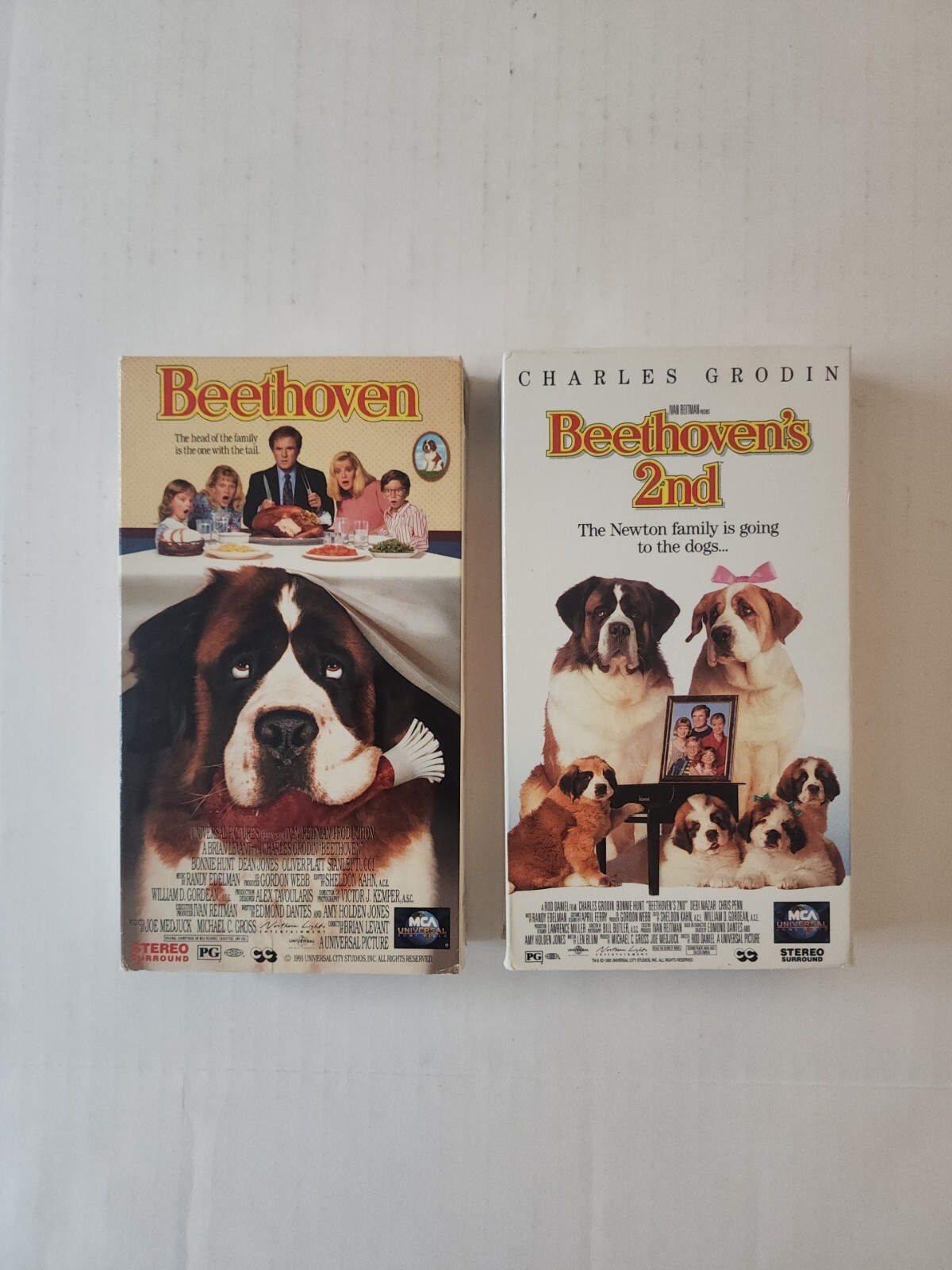 Beethoven & Beethoven's 2nd (VHS, Lot Of 2) Vintage. Tested 96898122238 ...