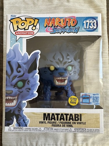 Funko Pop! Naruto Shippuden Matatabi 6” GITD #1733 NYCC 2024 Sticker | eBay
