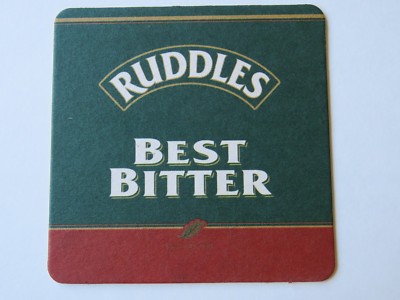 Beer Mat Coaster ~ Ruddles Brewery Best Bitter — Oakham, Rutland ...