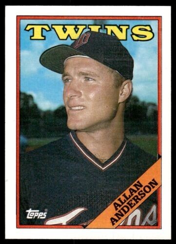 1988 Topps #101 Allan Anderson Pitcher Minnesota Twins FREE shipping | eBay