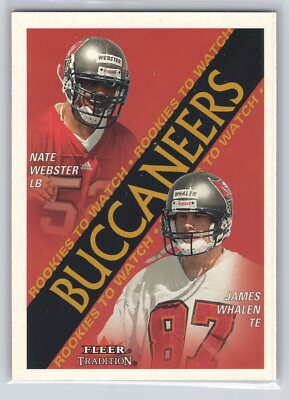 2000 Fleer Tradition Glossy #363 Nate Webster / James Whalen RC ...