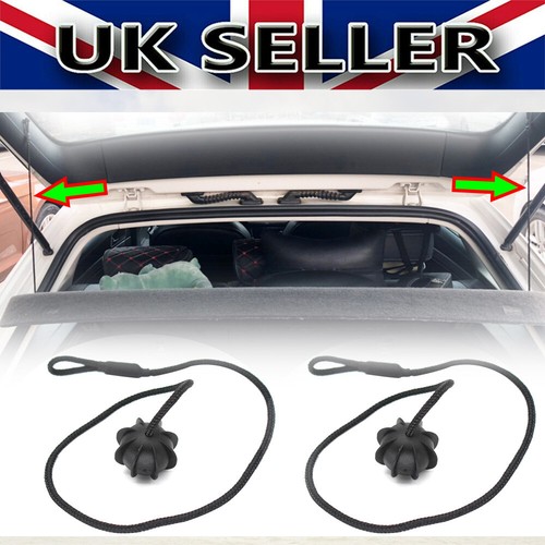 2pc For VW Golf MK5 MK6 MK7 R GTI Boot Parcel Shelf String Cord Cover ...