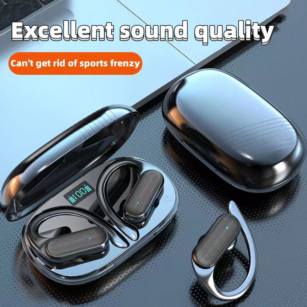 # TWS Earphones Digital Display Bluetooth-Compatible 5.3 Stereo Headset ...