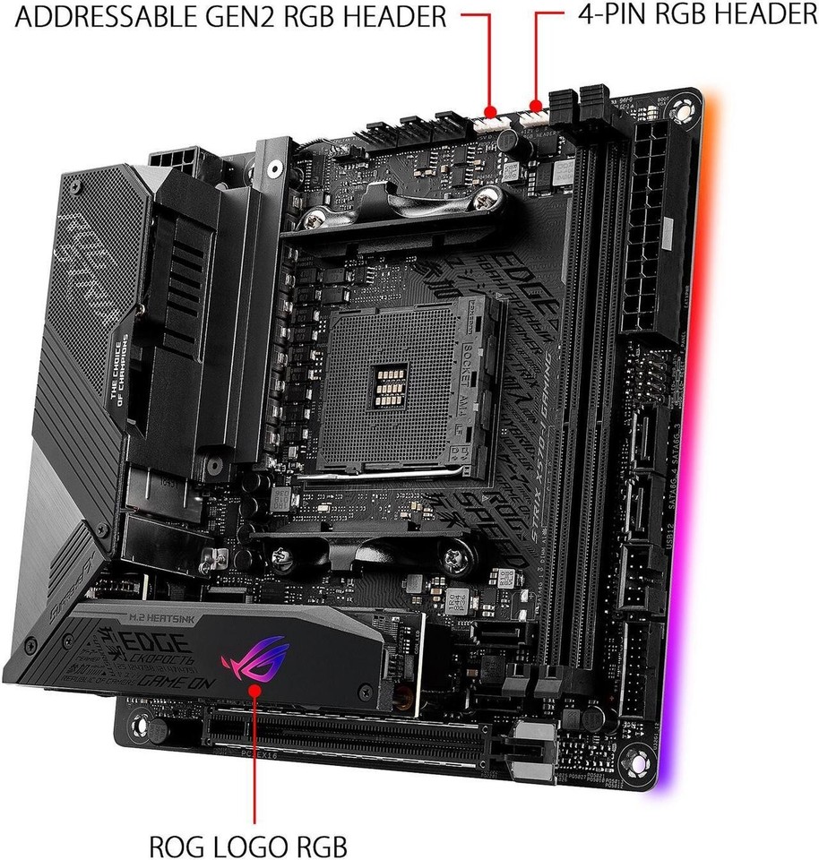ASUS ROG Strix X570-I Gaming X570 AMD Mini-ITX Gaming Motherboard | eBay