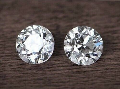 Certified 4 mm 50 Pc Loose Lab Created White Diamond VVSI Clarity AAA ...